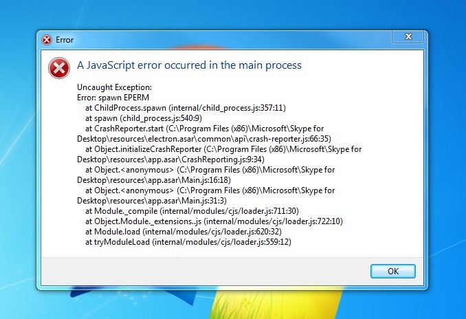 Skype error when loading - Software - Spiceworks Community