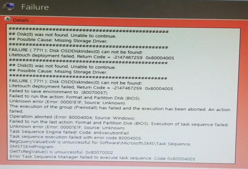 Adding Storage Drivers To MDT Image - Software & Applications - Spiceworks Community