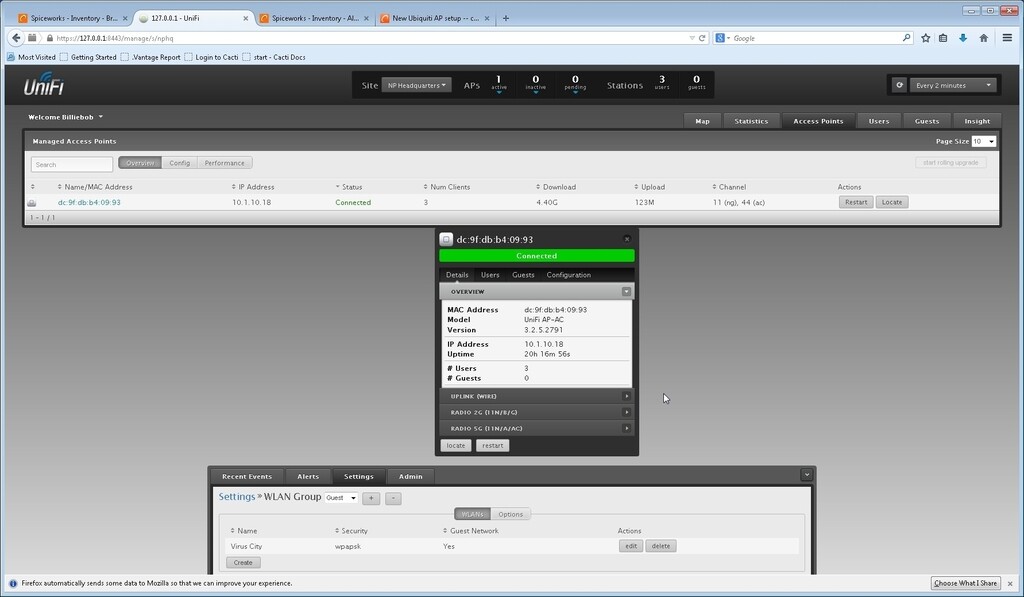 New Ubiquiti AP setup -- choosing WLAN Groups on APs - Networking ...