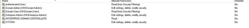 GPO not applying filtering: denied (security) - Windows - Spiceworks Community