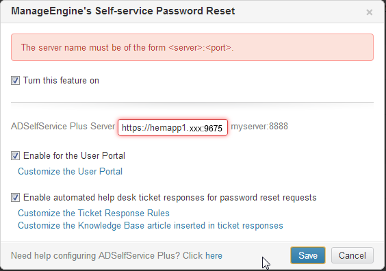 ManageEngine Password Reset - Spiceworks Support - Spiceworks Community