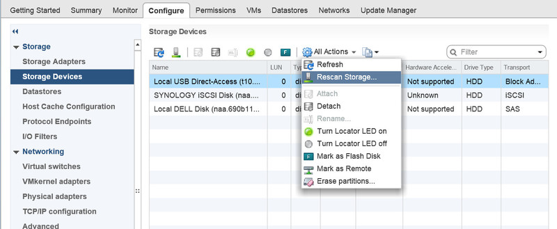 No LUN displayed increasing datastore. - Virtualization - Spiceworks Community