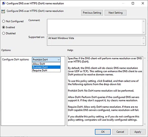 What DNS over HTTPS (DoH) Is & How to Enable in Win10 - Software & Applications - Spiceworks ...