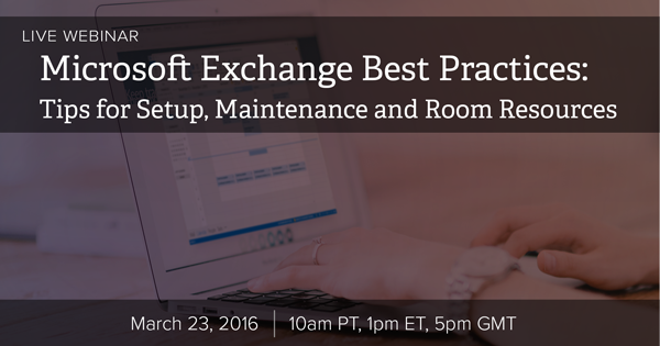 Microsoft Exchange Best Practices, let's share! - Collaboration - Spiceworks Community