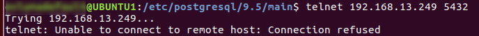Ubuntu Can T Connect To Postgresql Database Over Port 5432 Linux Spiceworks Community