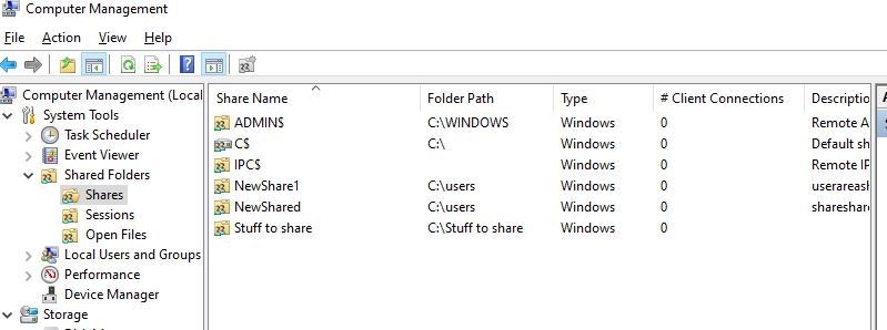 Share Folderfolders Via Cmd Or Powershell Programming And Development Spiceworks Community