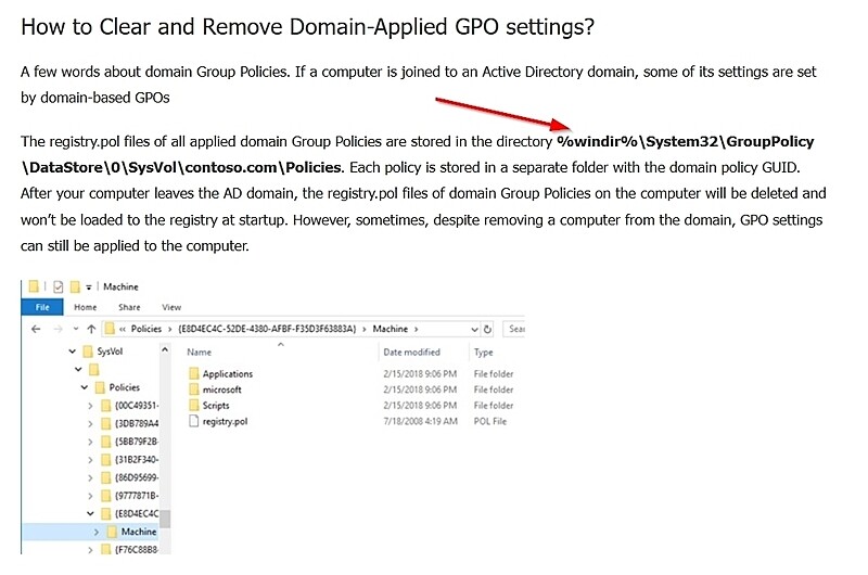 Are domain Group Policies cached on the computer? - Software & Applications - Spiceworks Community