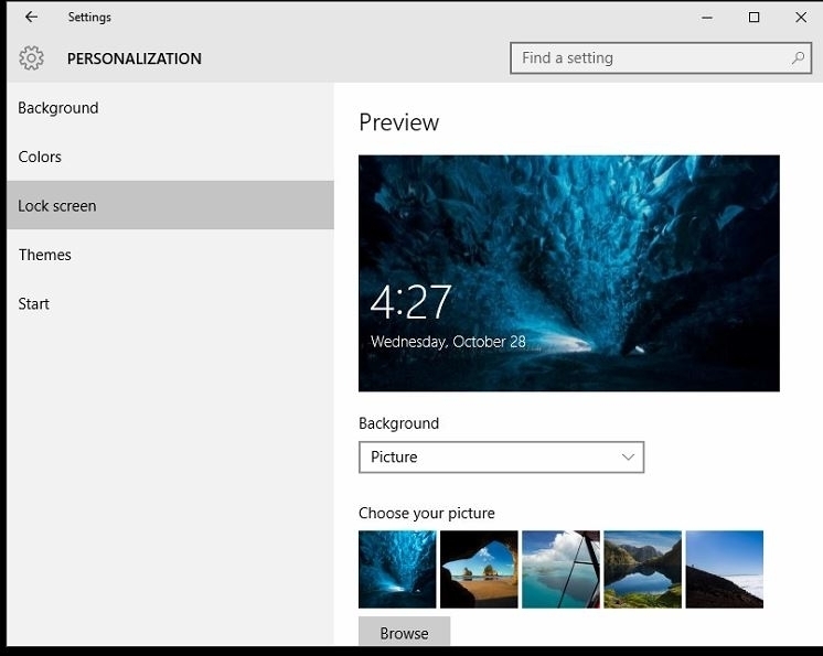 Change Windows 10 lock screen background image (GP)? - Software ...