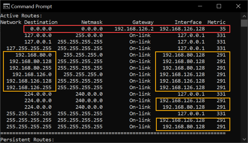 Windows Os Unknown Gateway Taking Over My Routes Networking Spiceworks Community