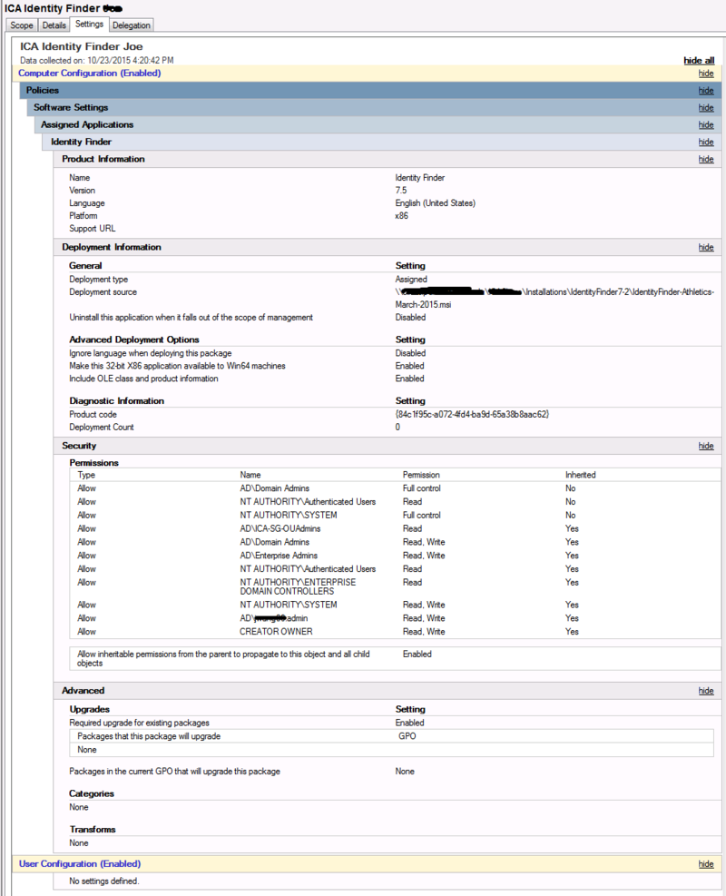GPO Install MSI from File Share Not Working - Software & Applications - Spiceworks Community
