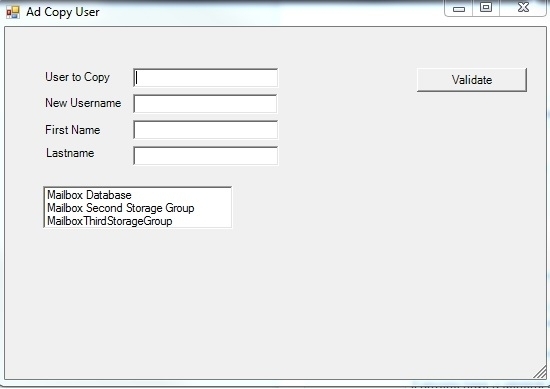 Powershell Ad user feed to an array then used for a combobox. - Programming & Development ...
