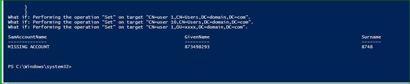 Powershell script to populate the pager field in AD via a csv file. - Windows - Spiceworks Community