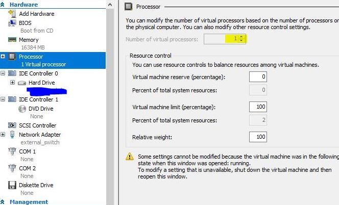 Increasing Cores in Hyper-V - Virtualization - Spiceworks Community