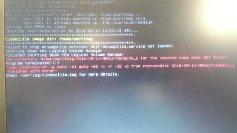 Clonezilla Custom Boot Menu Software And Applications Spiceworks Community