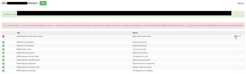 Dkim body hash not verified - Software - Spiceworks Community