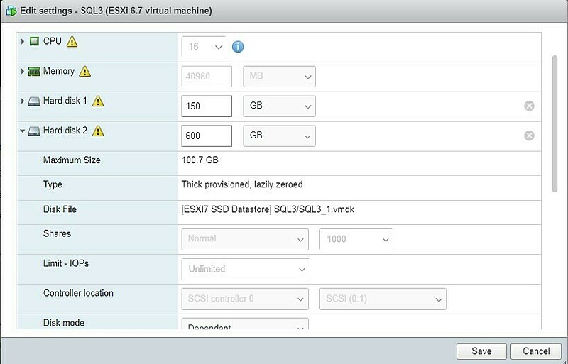 Out of datastore Space but not really? - Virtualization - Spiceworks Community