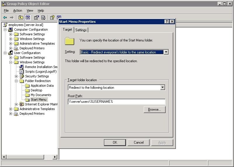 Folder Redirection w/out Offline Files with outlook pst backup without Exchange - Collaboration ...