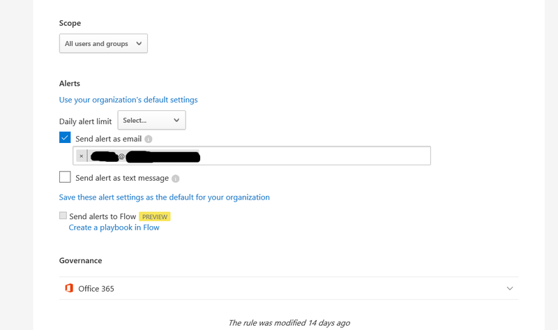 Office 365 Anomaly Detection Alerts - Software & Applications - Spiceworks Community