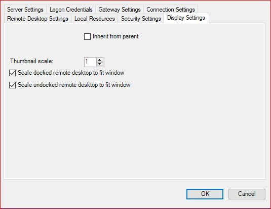 Remote Desktop Connection Manager Screen Size - Networking - Spiceworks ...