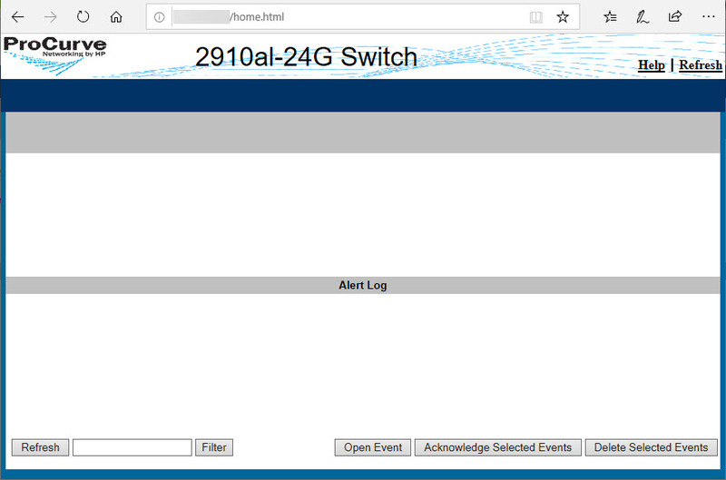 HP Switch 'Blank' WebUI - Networking - Spiceworks Community HP Switch 'Blank' WebUI - Networking - Spiceworks Community
