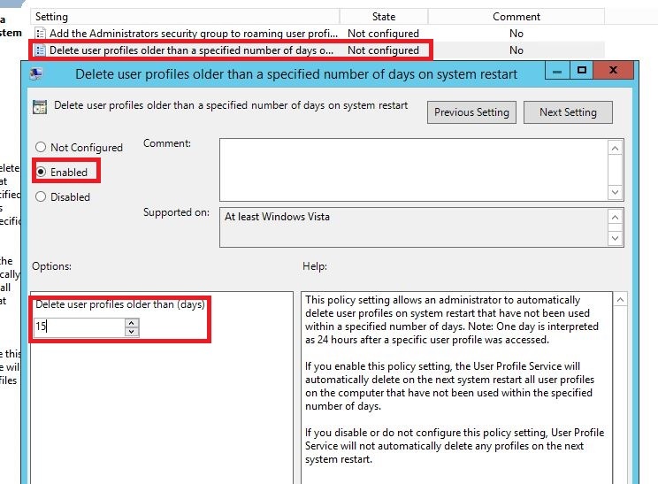 Delete user profiles older than x days using GPO - Windows - Spiceworks ...
