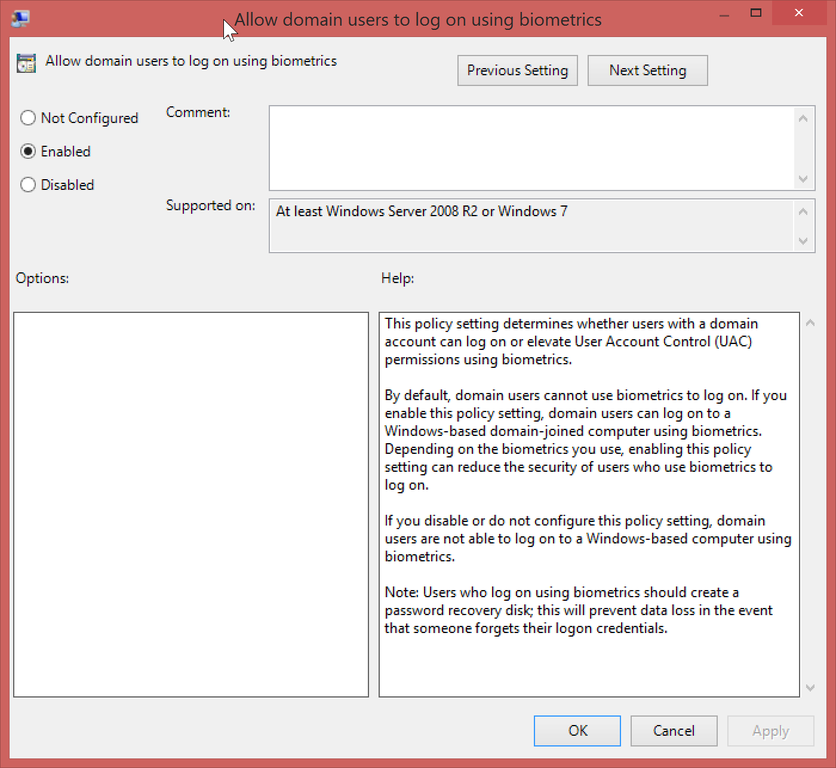 Enable Logons to Domain Accounts Using Biometric Fingerprint Reader ...