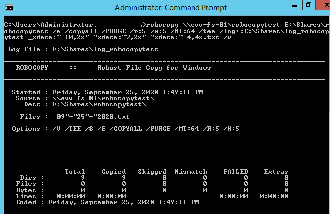 Robocopy isn't copying folder contents. - #3 by spiceuser-ha782 - Windows - Spiceworks Community