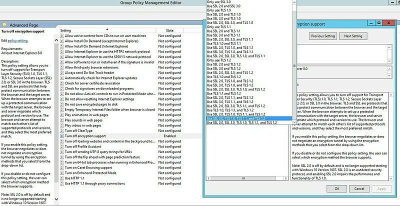 Group Policy For TLS 1.3 - Software & Applications - Spiceworks Community