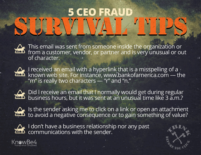 Cybersecurity Awareness Month Week 4: CEO Fraud - KnowBe4 - Spiceworks ...
