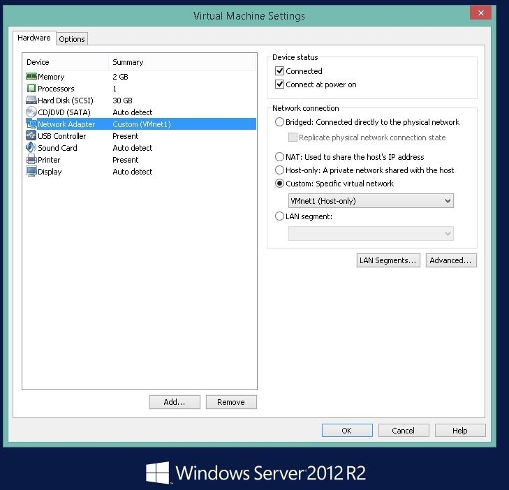 How To Setup a Virtual Router/LAN/WAN/Subnet in VMware with Windows server 2012 Lab Environment ...