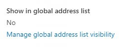 User's address hidden from address lists - Cloud Computing & SaaS ...