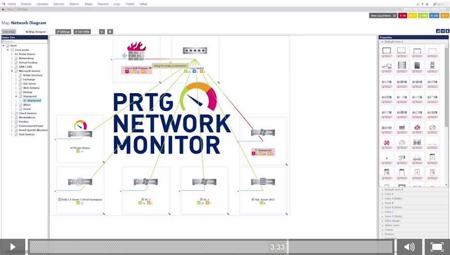 PRTG Video: Creating Maps - Paessler GmbH - Spiceworks Community