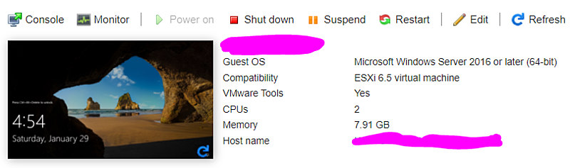 Certain VMs locked in 4:3 unstretched screen,while some widescreen and ...