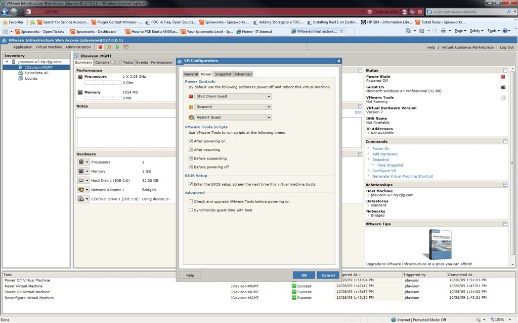 How to PXE Boot a VMWare Server 2.x Guest - Water Cooler - Spiceworks Community