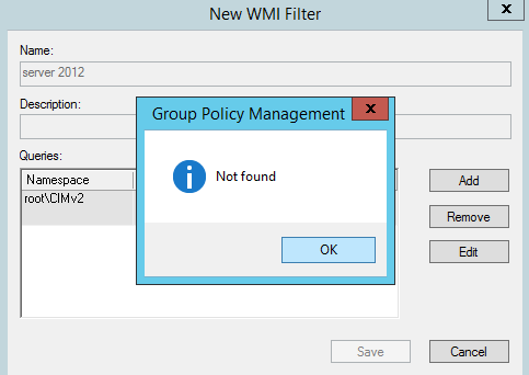 WMI Filter issue - Windows - Spiceworks Community