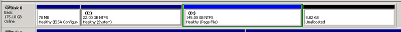 Is It Possible To Resize This Partition Windows 2003 Server Windows Spiceworks Community