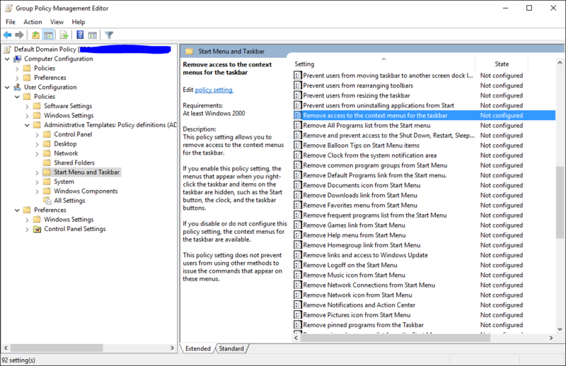Disable right click on start button - Software & Applications ...
