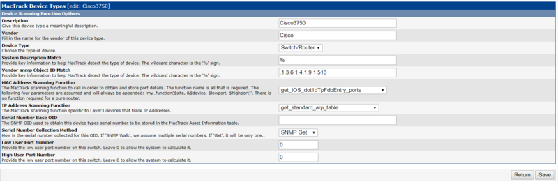 Cacti And Mactrack Cisco Switch Not Working Networking Spiceworks Community
