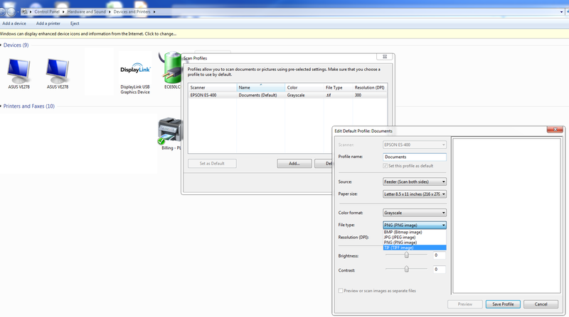 Change settings in the Windows built-in scan utility? - Hardware ...