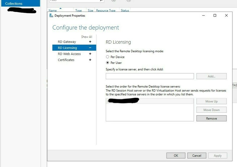RDS showing grace period expired and not seeing licenses in license ...