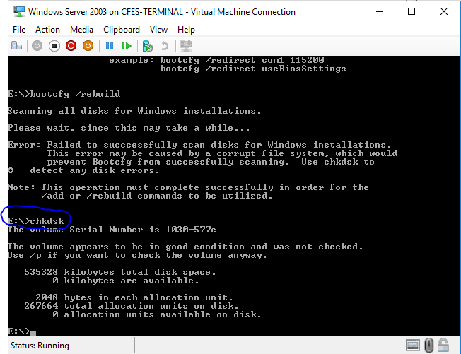 Windows Server Not Starting Up In Hyper V Virtualization Spiceworks Community