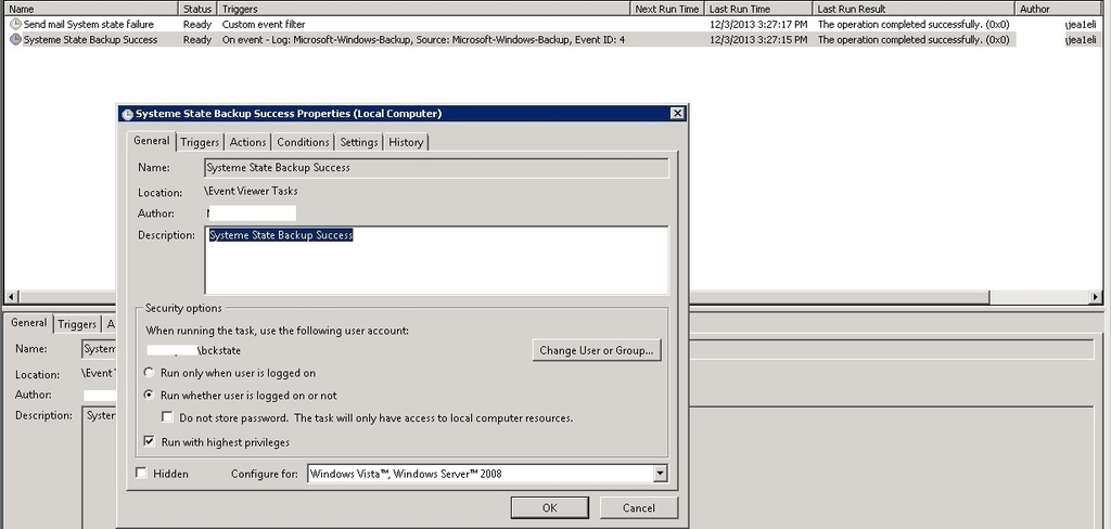 Task Scheduler Mail Trigger by Event - Windows - Spiceworks Community
