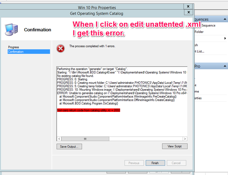 Help Configuring Windows Deployment Toolkit Rules Custom Ini File