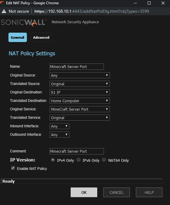 Port Forwarding On sonicwall through comcast modem - Networking - Spiceworks Community