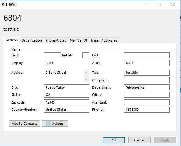 Bulk update user data fields in the Office 365 Exchange Global Address ...