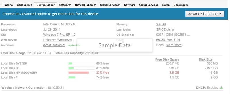 Spiceworks only shows sample data - Spiceworks Support - Spiceworks ...