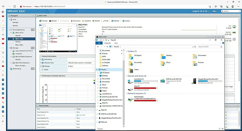 Combine Existing Vm Located Across Two Datastores Into One