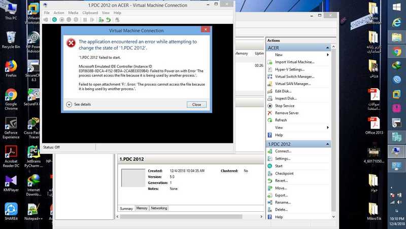Problem with powering on virtual machine simultaneously - Virtualization - Spiceworks Community