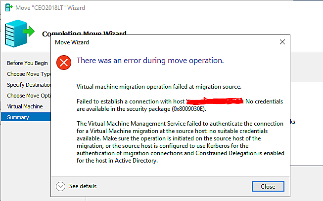 Error Connecting To Host Server Windows Spiceworks Community