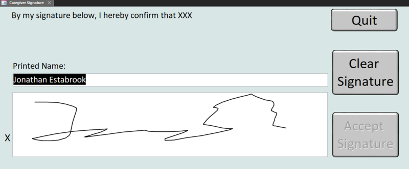 How to create a signature spot in Microsoft Access? - Databases ...